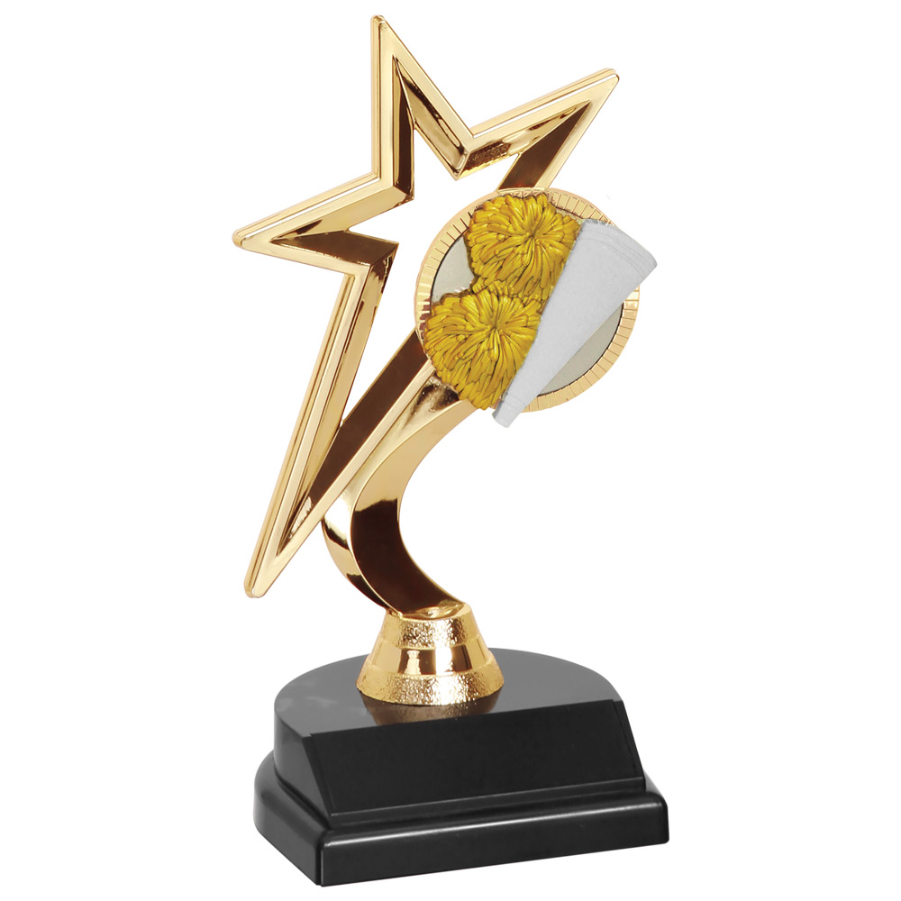 6 1/2" Gold Star Cheer Figure - Awards for Less
