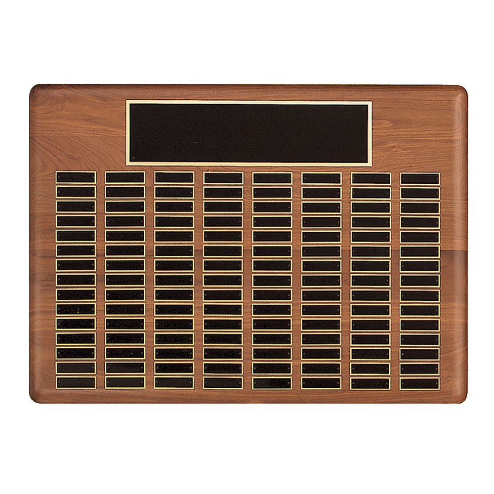 American Walnut Perpetual Plaque - Awards for Less