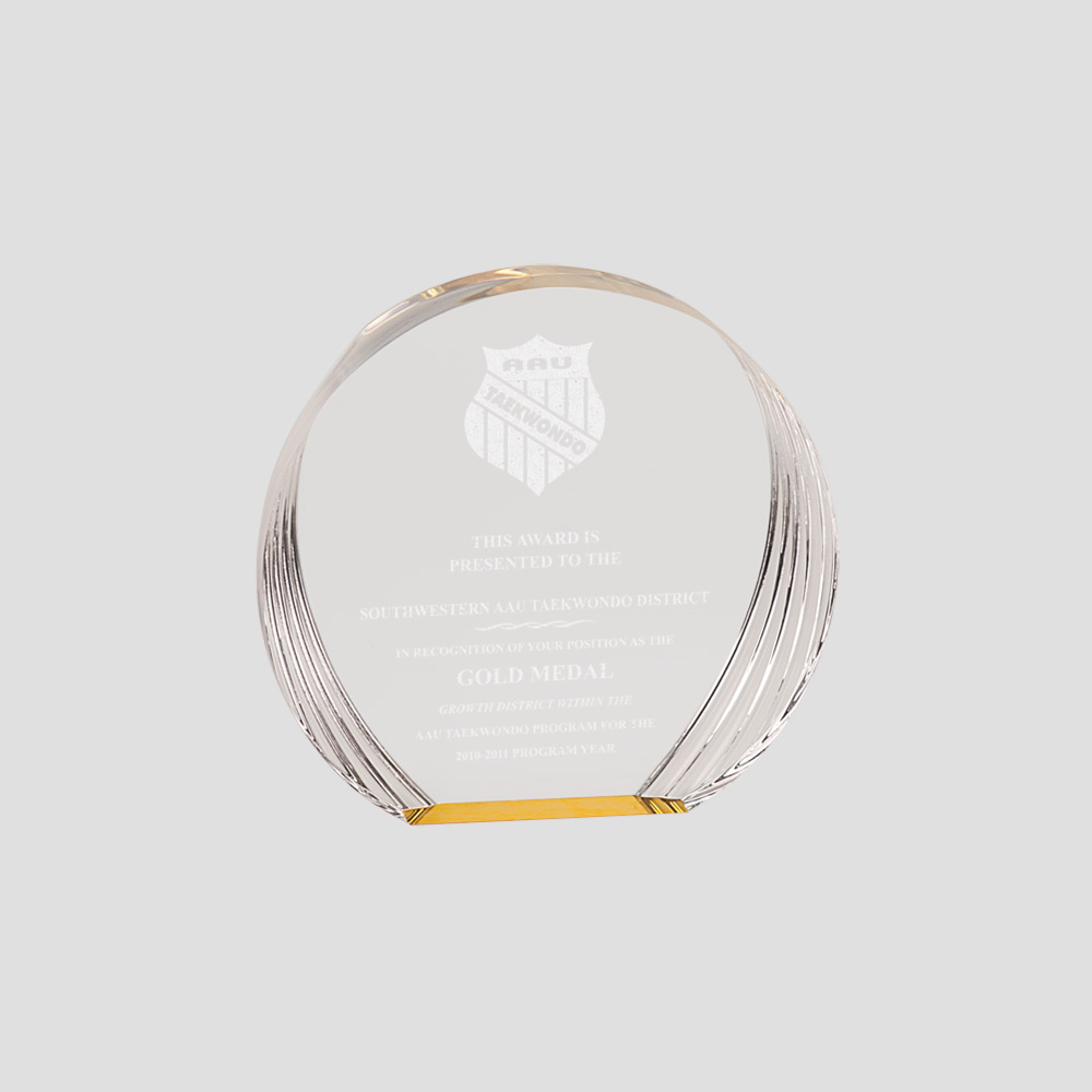 Gold Round Acrylic - Awards for Less