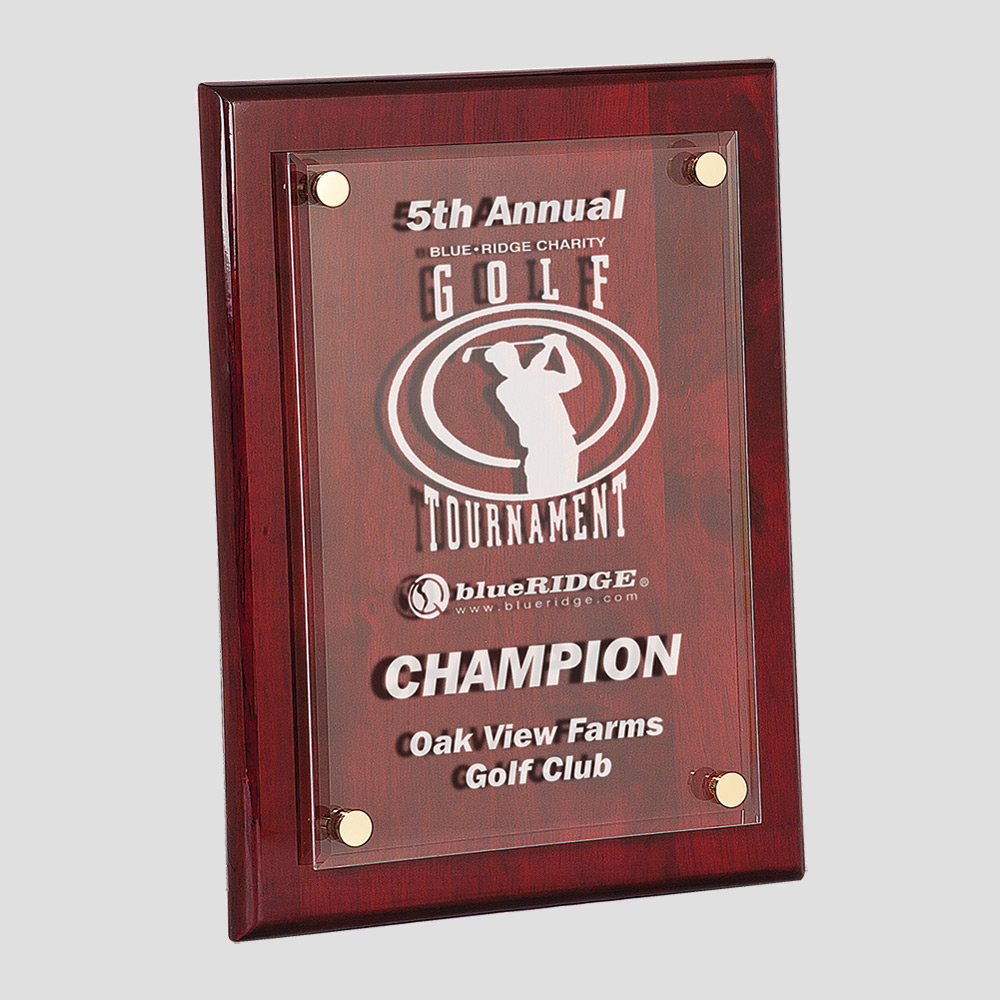 Piano Finish Floating Acrylic Plaque - Awards for Less