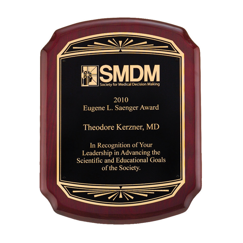 Rosewood Plaque - Round Corners - Awards for Less