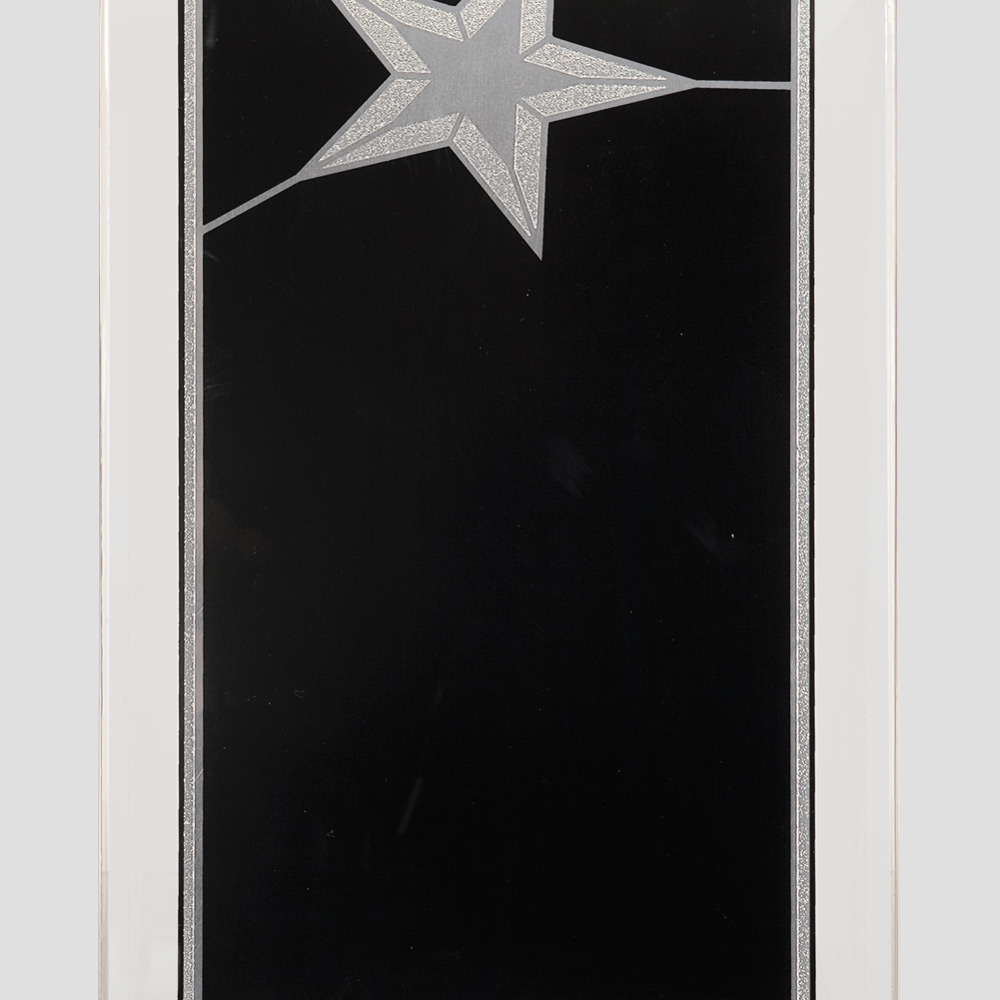 Star Acrylic Plaque with Adhesive Hanger - Awards for Less