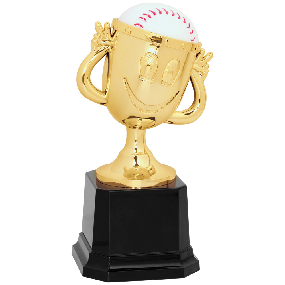 6" Baseball Happy Cup Trophy - Awards for Less